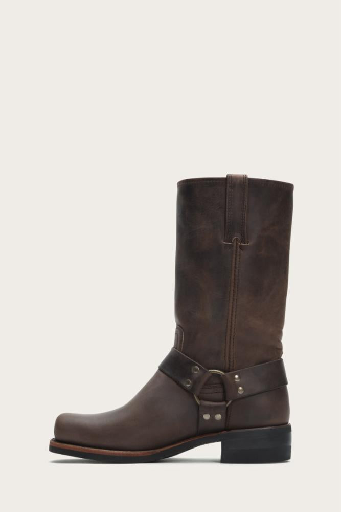 Frye Mens HARNESS 12R GAUCHO/OILED LEATHER – Frye Canada
